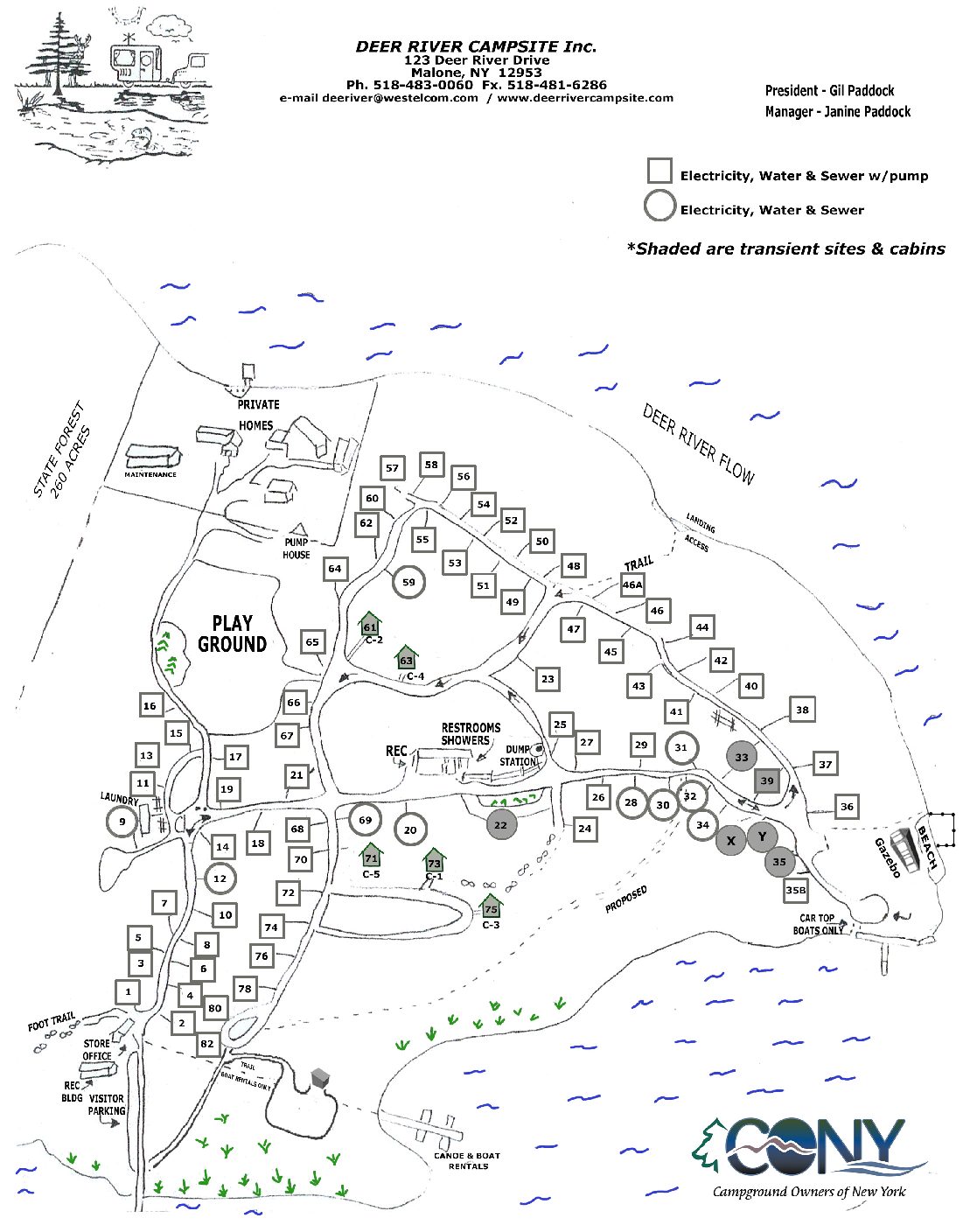 deer river campsite site map – Deer River Campsite
